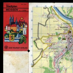 Stadtplan Meissen 1:13.000 (1979) - Landkartenarchiv.de